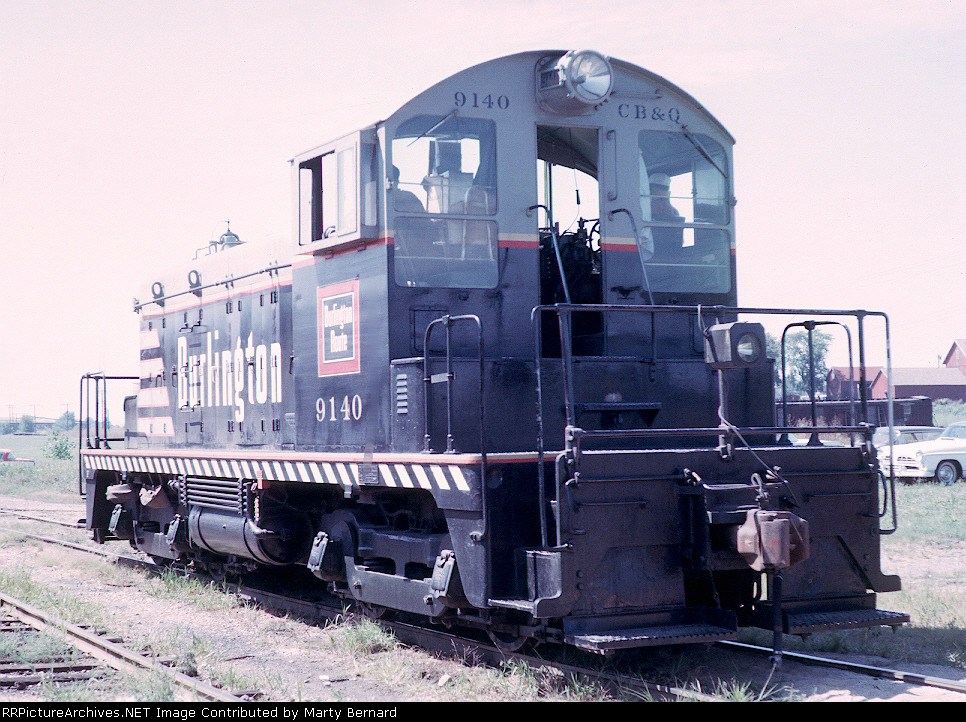 CB&Q SW1 #9140 in Yards